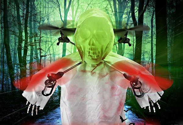 LED Flying Skull Drone – Skull Quest